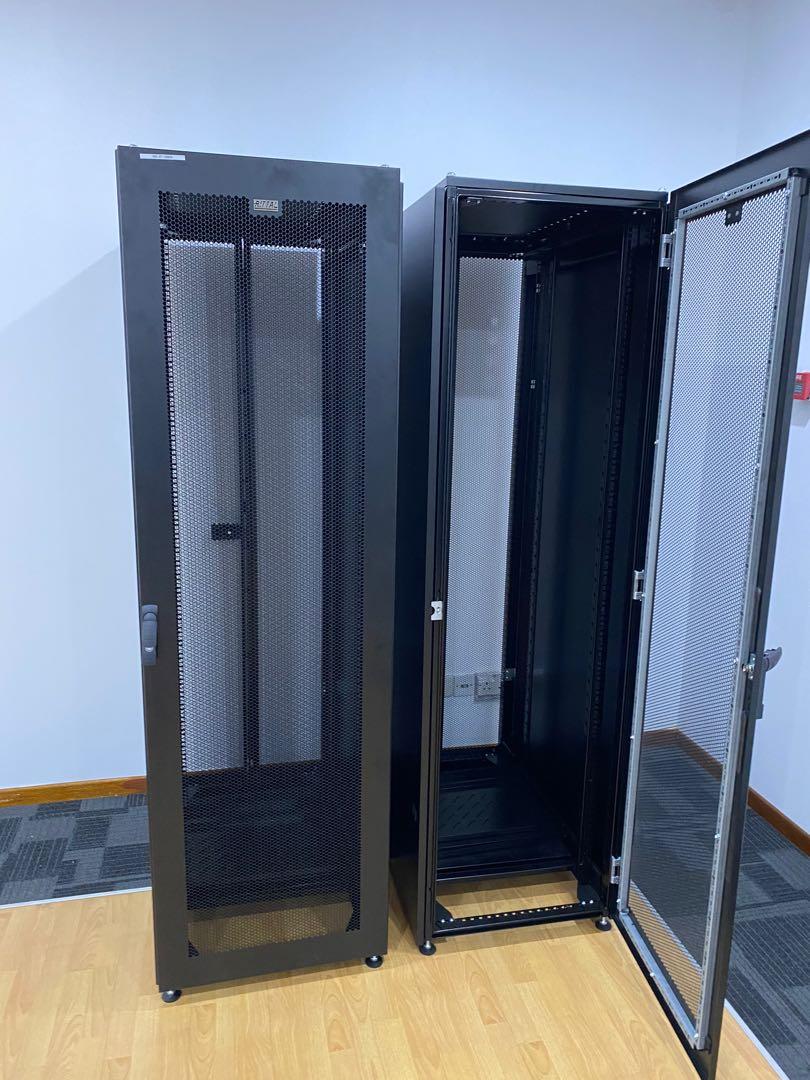 42U Rittal Server Rack, Computers & Tech, Office & Business Technology ...