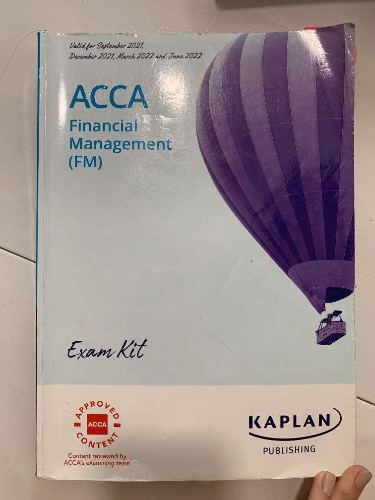 ACCA Financial Management Exam Kit (sep 21- Jun 22), Hobbies & Toys ...