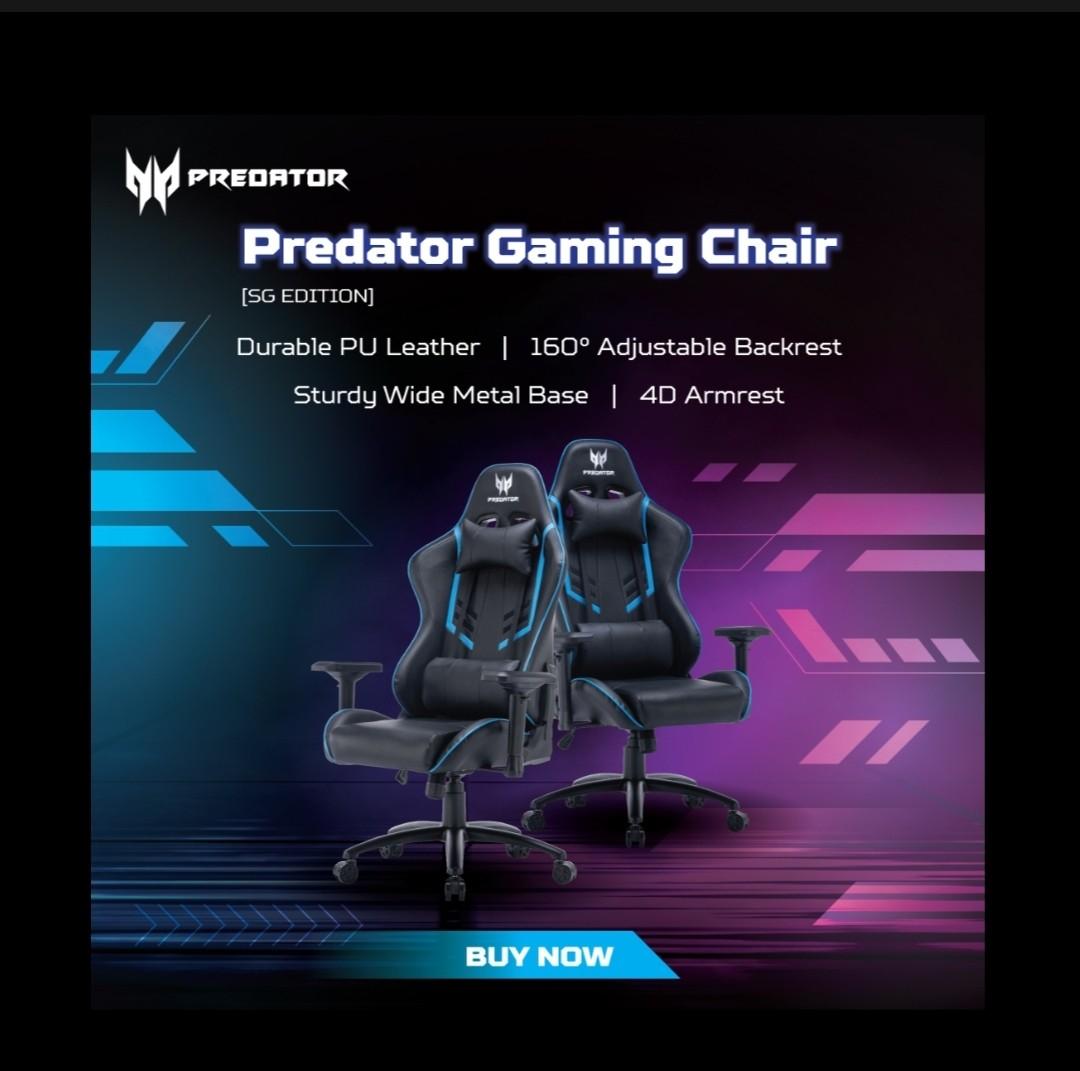 Acer Predator Gaming Chair SG Edition, Furniture & Home Living ...