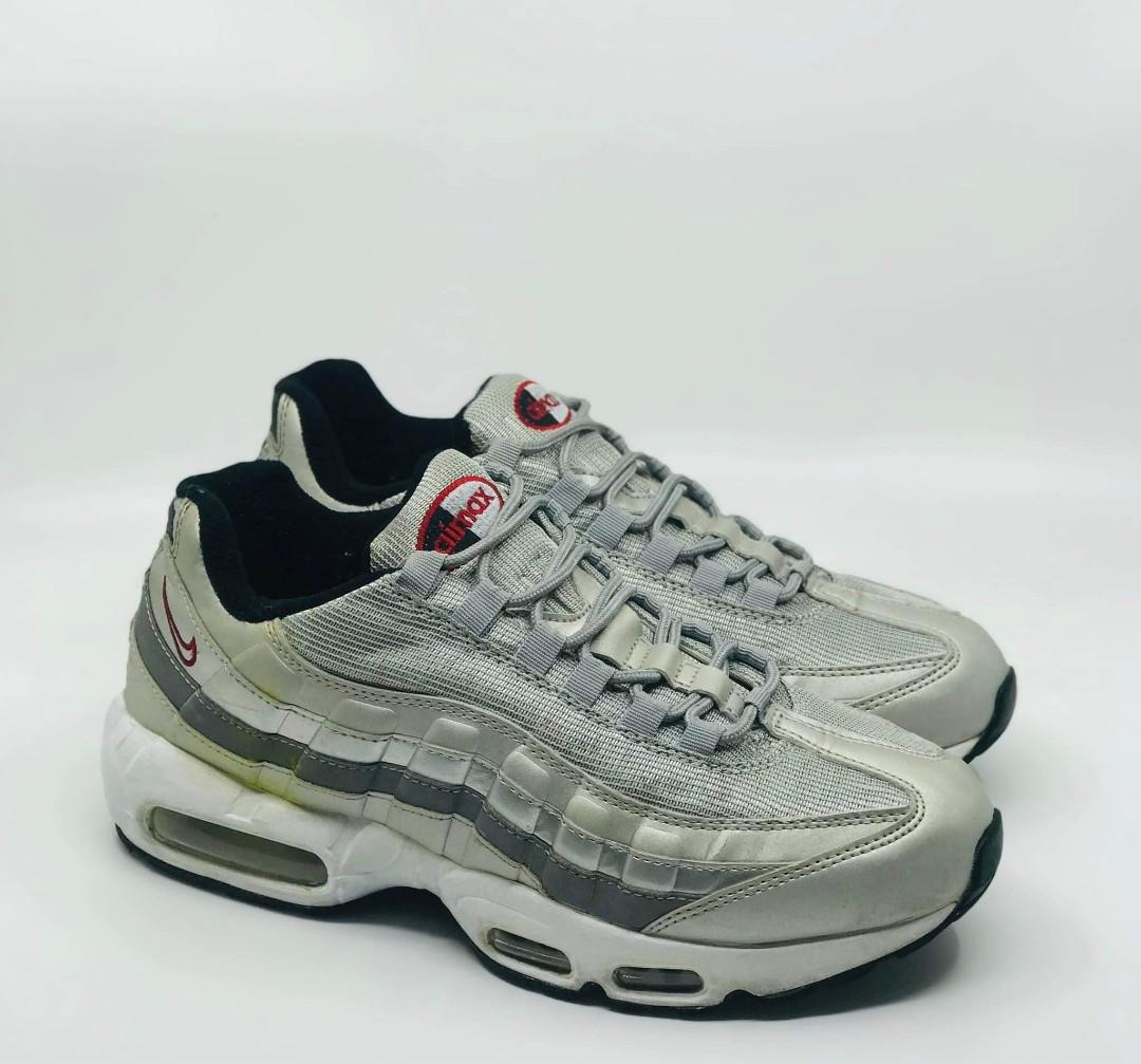 Airmax 95 Silver Bullet Original Nike, Men's Fashion, Footwear ...