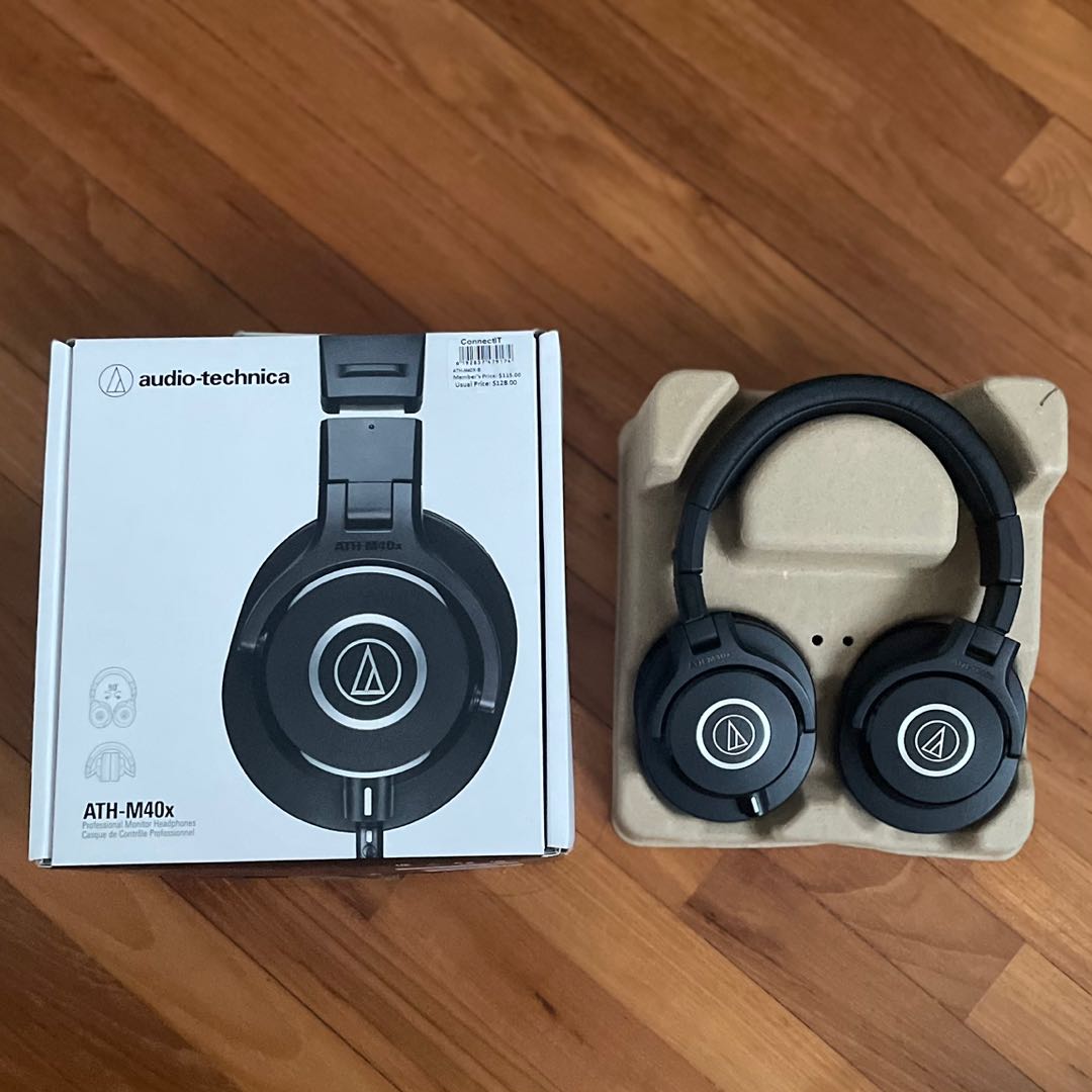 AUDIO-TECHNICA ATH -M40x, Audio, Headphones & Headsets on Carousell