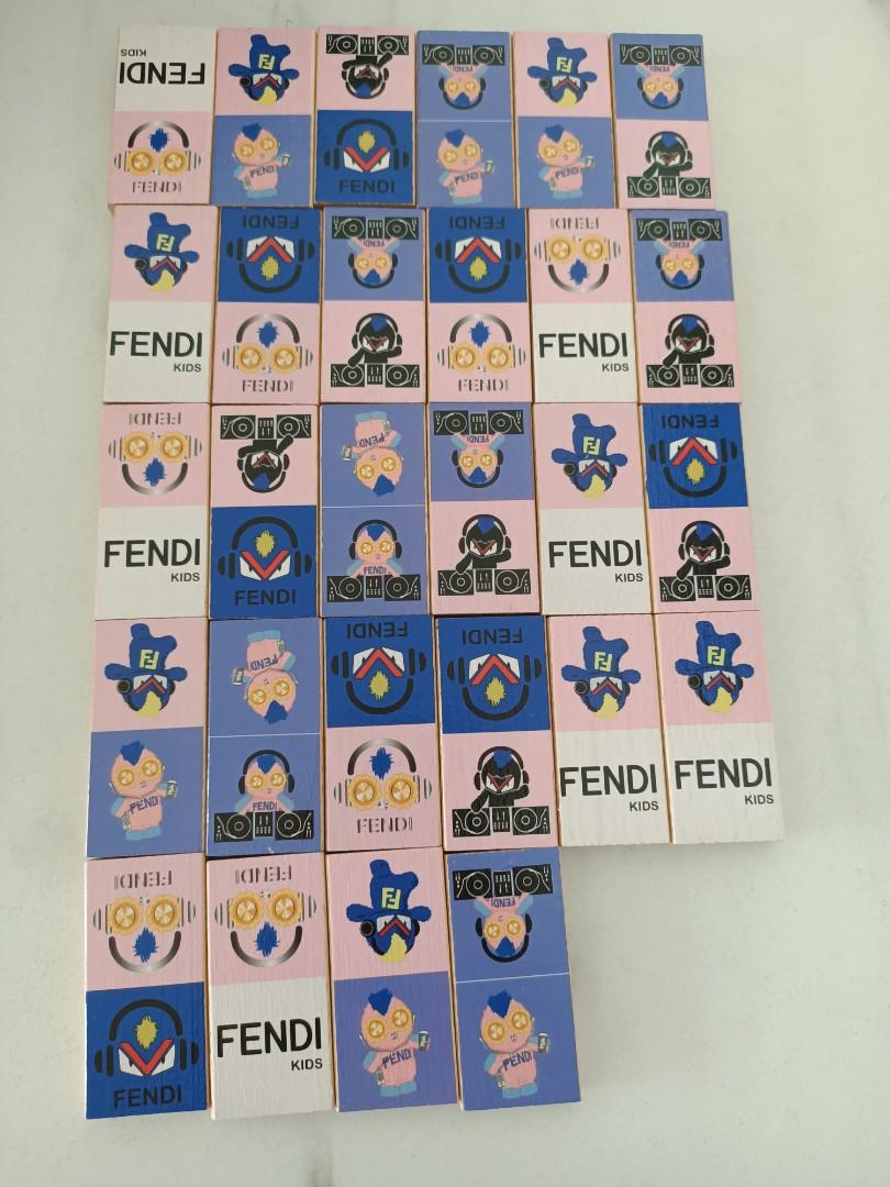 Auth Fendi kids wooden block game, Luxury, Accessories on Carousell
