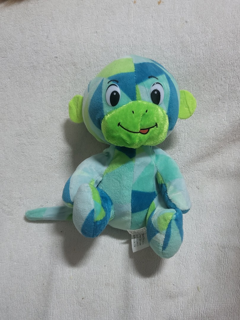 Authentic Ideal Toys Blue Monkey Plush Soft Toy, Hobbies & Toys, Toys ...