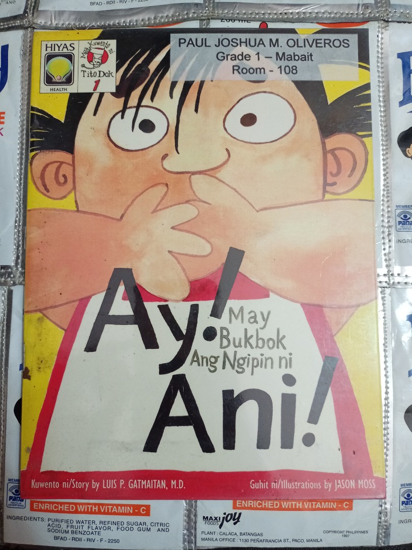 Ay! May Bukbok ang Ngipin ni Ani! Hiyas Book, Hobbies & Toys, Books ...