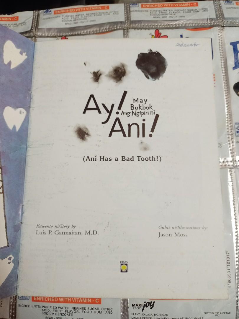 Ay! May Bukbok ang Ngipin ni Ani! Hiyas Book, Hobbies & Toys, Books ...