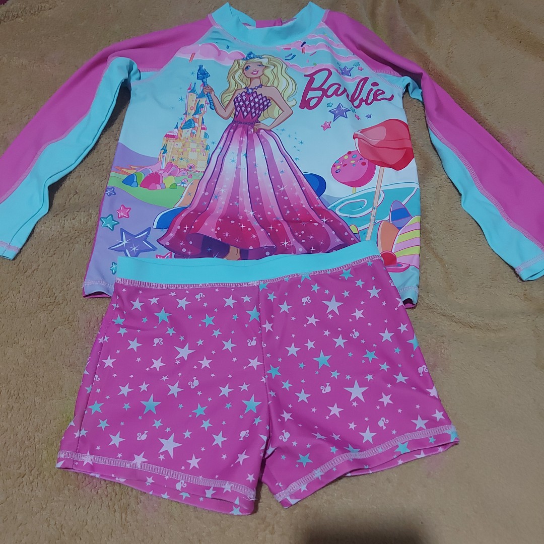 Barbie Rash Guard for Kids, Babies & Kids, Babies & Kids Fashion on ...