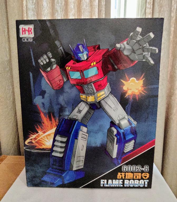 Transformers Black Mamba BMB 6002-8 Flame Robot Battlefield Commander ...
