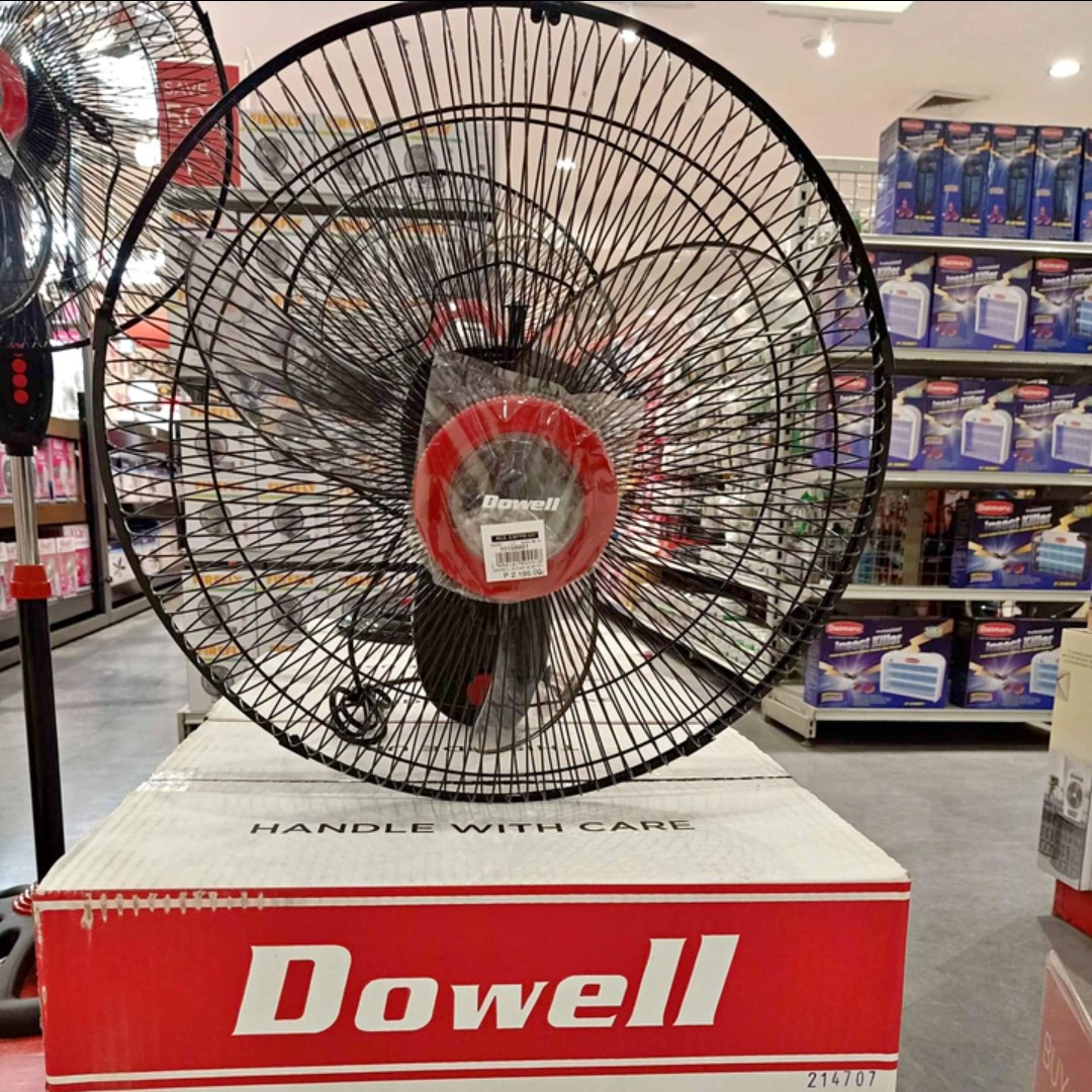 buy 1 take 1 Dowell 16" wall electric fan blade red, Furniture & Home ...
