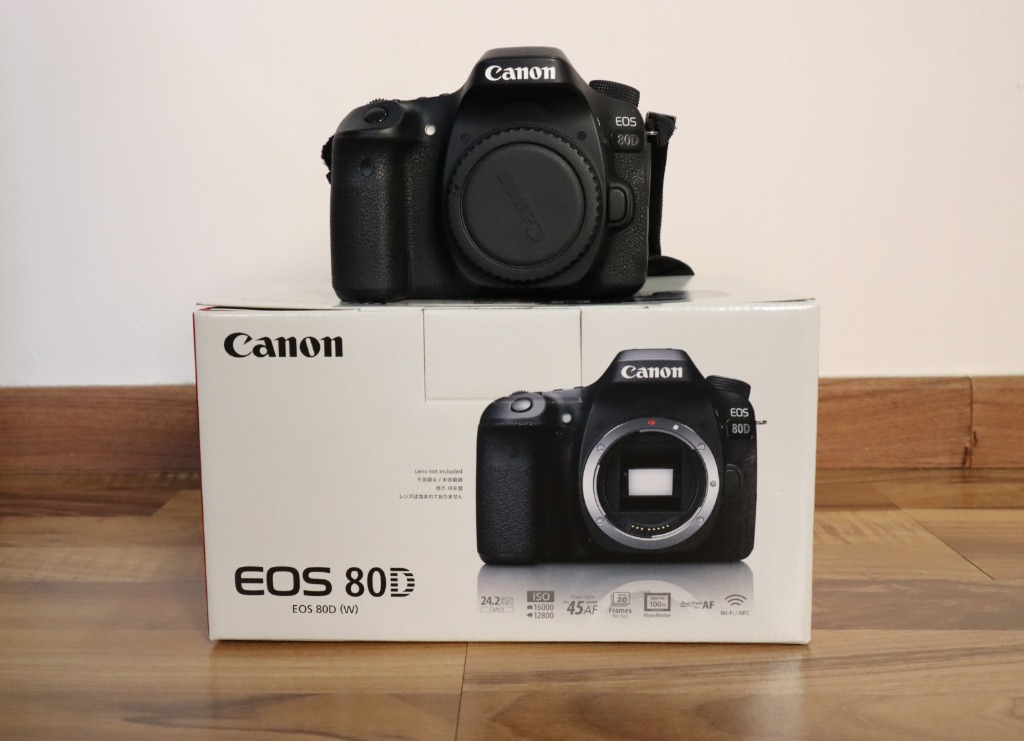 Canon DSLR 80D, 24.2 Megapixel (APS-C) CMOS sensor, Photography ...