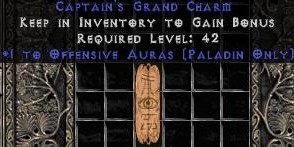 Captain's Grand Charm D2R Diablo II Resurrected (Softcore, Ladder/Non ...