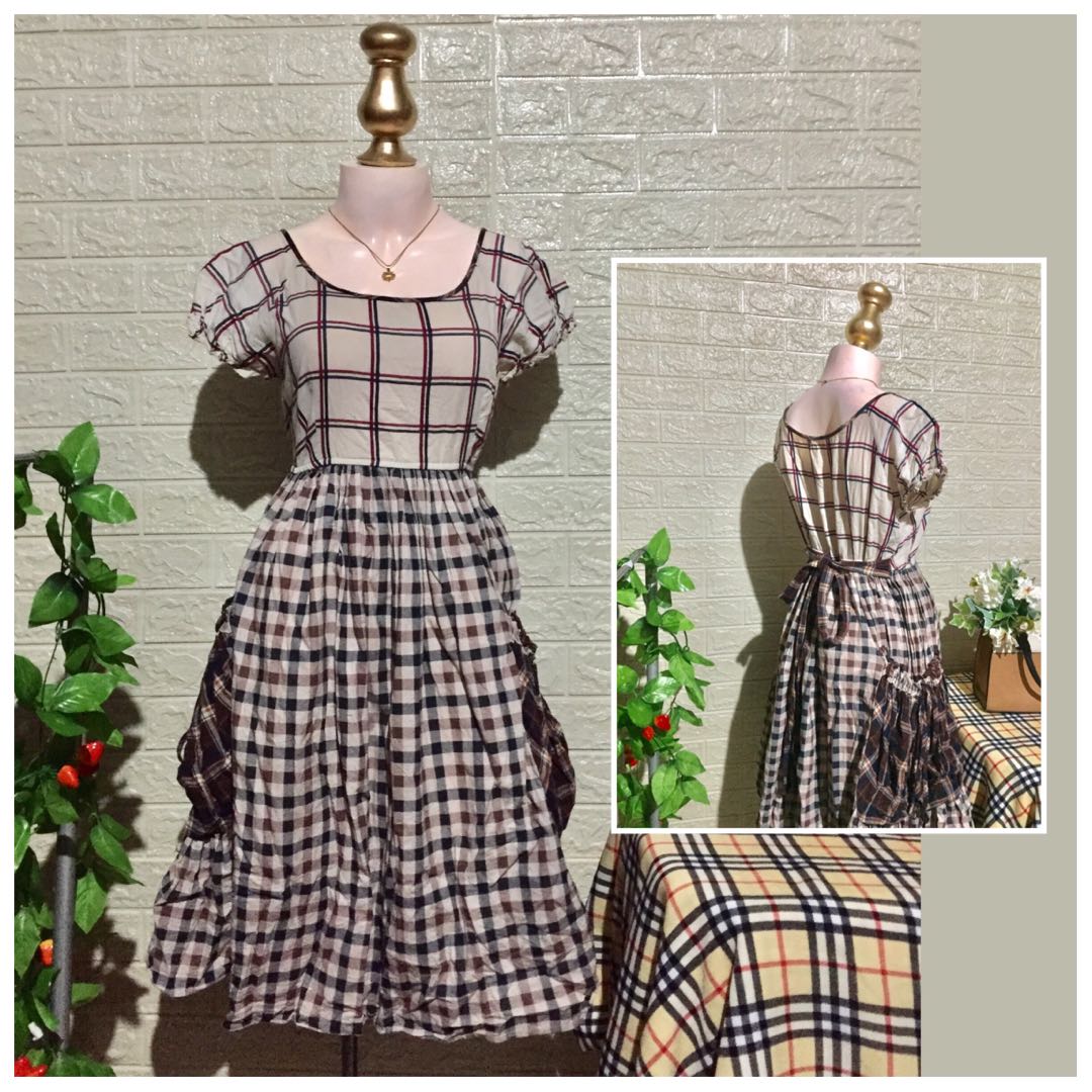 Checkered Dress, Women's Fashion, Dresses & Sets, Dresses on Carousell