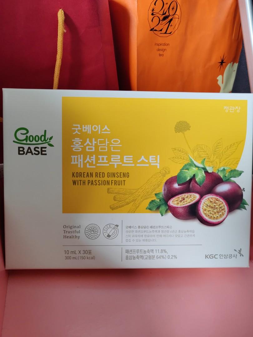 Cheong Kwan Jang Good Base Korean Red Ginseng with Passion fruit ...