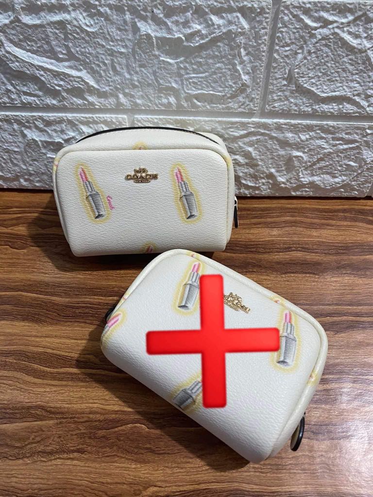 Coach Small Cosmetic Pouch, Women's Fashion, Bags & Wallets, Purses ...