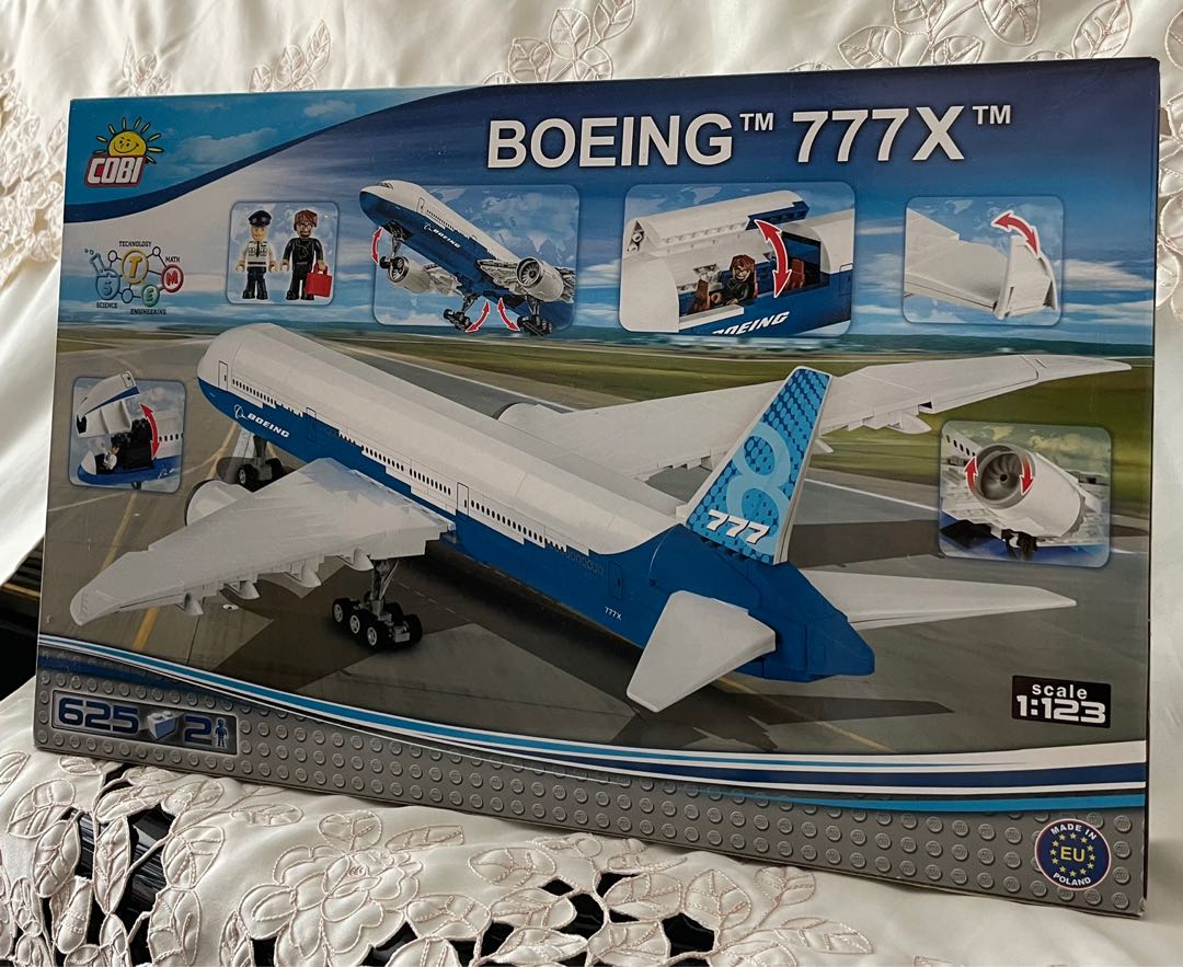 COBI Boeing 777X planes model bricks, Hobbies & Toys, Toys & Games on ...
