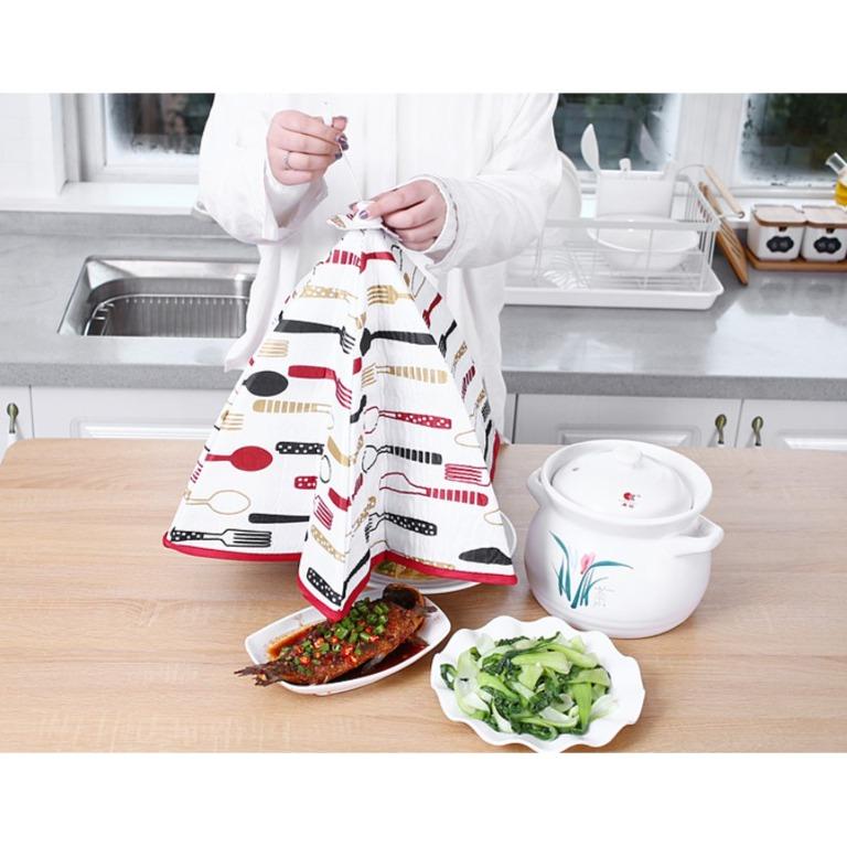 Collapsible Thermal Food Cover Dining Table with Aluminum Foil ...