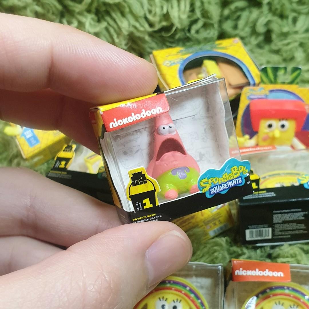 cute miniature spongebob mini toy brands patrick star kris kringle gift ...