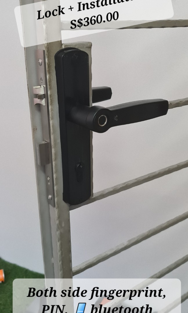 New stock arrived D23 Digital gate lock (support mobile app), Furniture ...