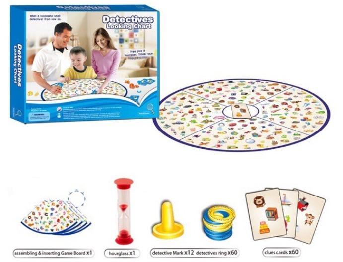 Detective Looking Chart Board Game Kids Educational Memory Matching ...