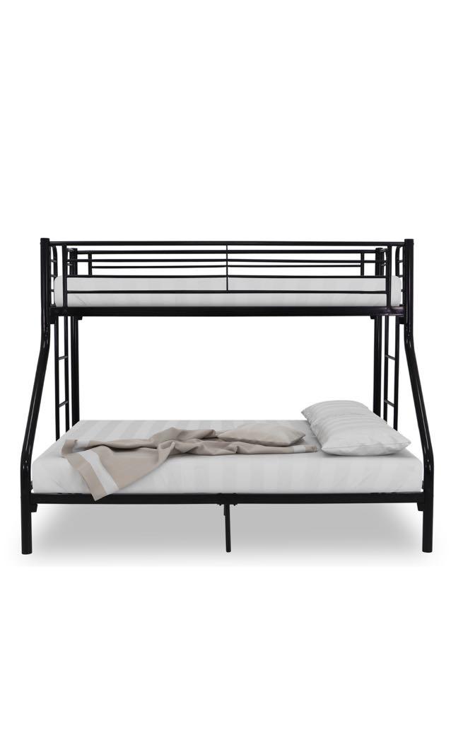 Double Decker Bed Frame, Furniture & Home Living, Furniture, Bed Frames ...