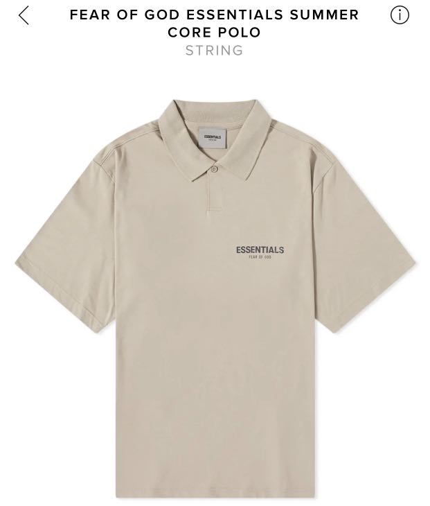 Essentials Polo tee, Men's Fashion, Tops & Sets, Tshirts & Polo Shirts ...