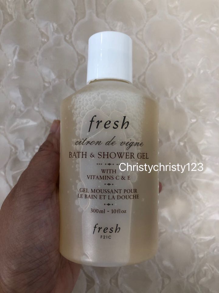 現貨 300ml ~fresh Citron De Vigne Shower Gel 香檳葡萄沐浴啫喱 ~到期日 2024年 03月