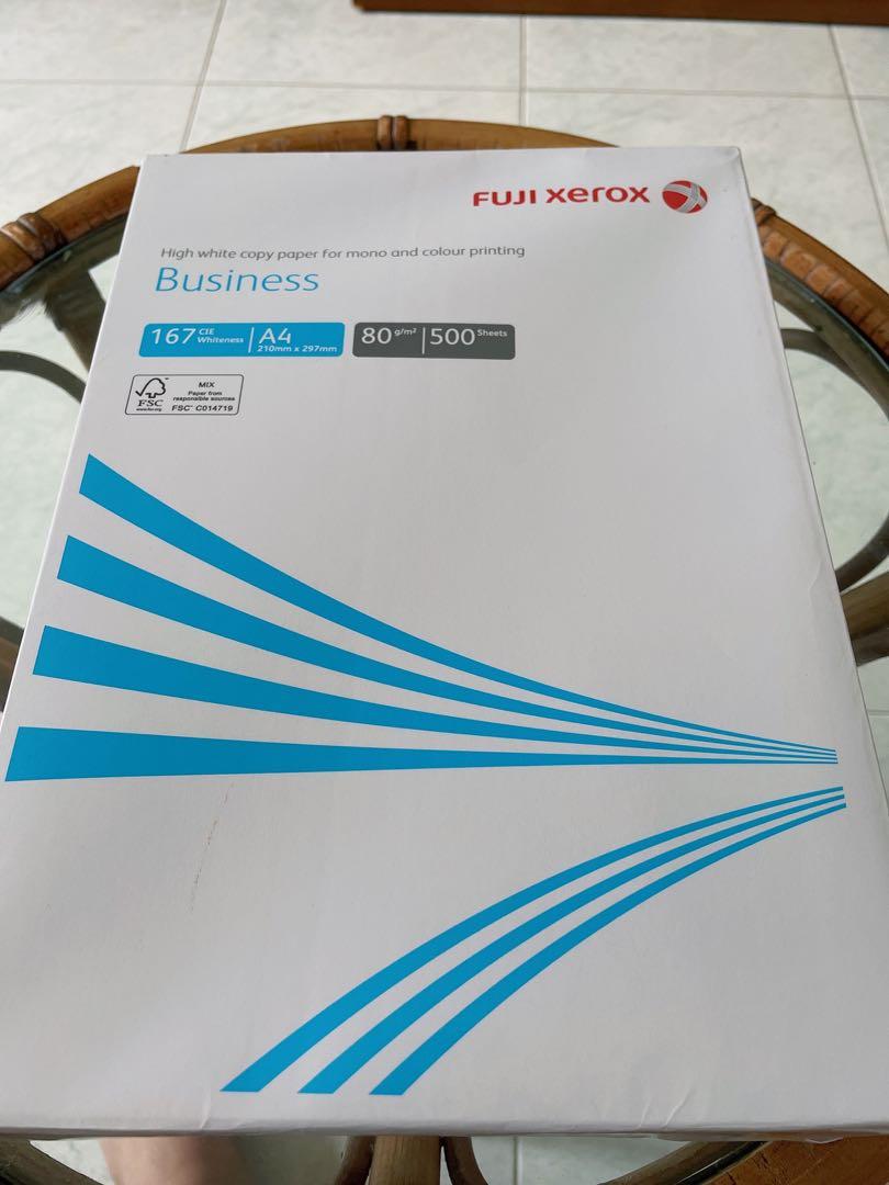 Fuji Xerox Business - A4 80gsm paper, High White (167 CIE). 500 sheets ...