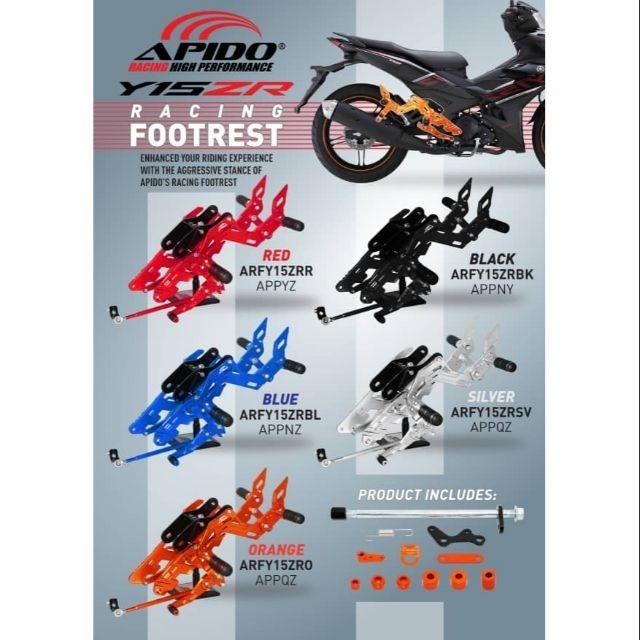 FULL RACING FOOTREST YAMAHA SNIPER 150 Y15ZR MXKING, Motorcycles ...
