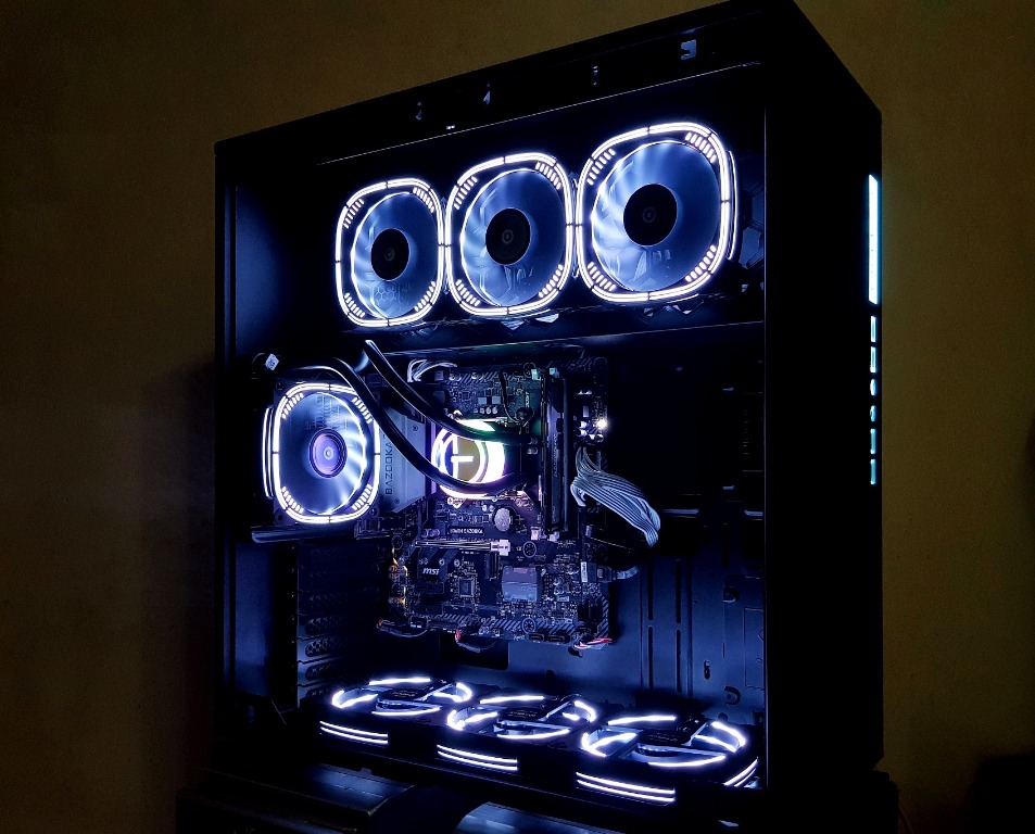 Gaming Rig - Like System Unit with Liquid Cooler in Inwin 303 Gaming ...