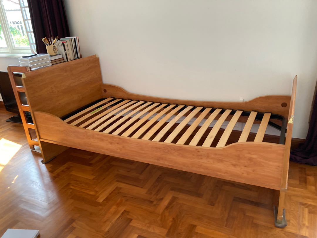 Gautier bed frame 90x200 + free slatted base, Furniture & Home Living ...