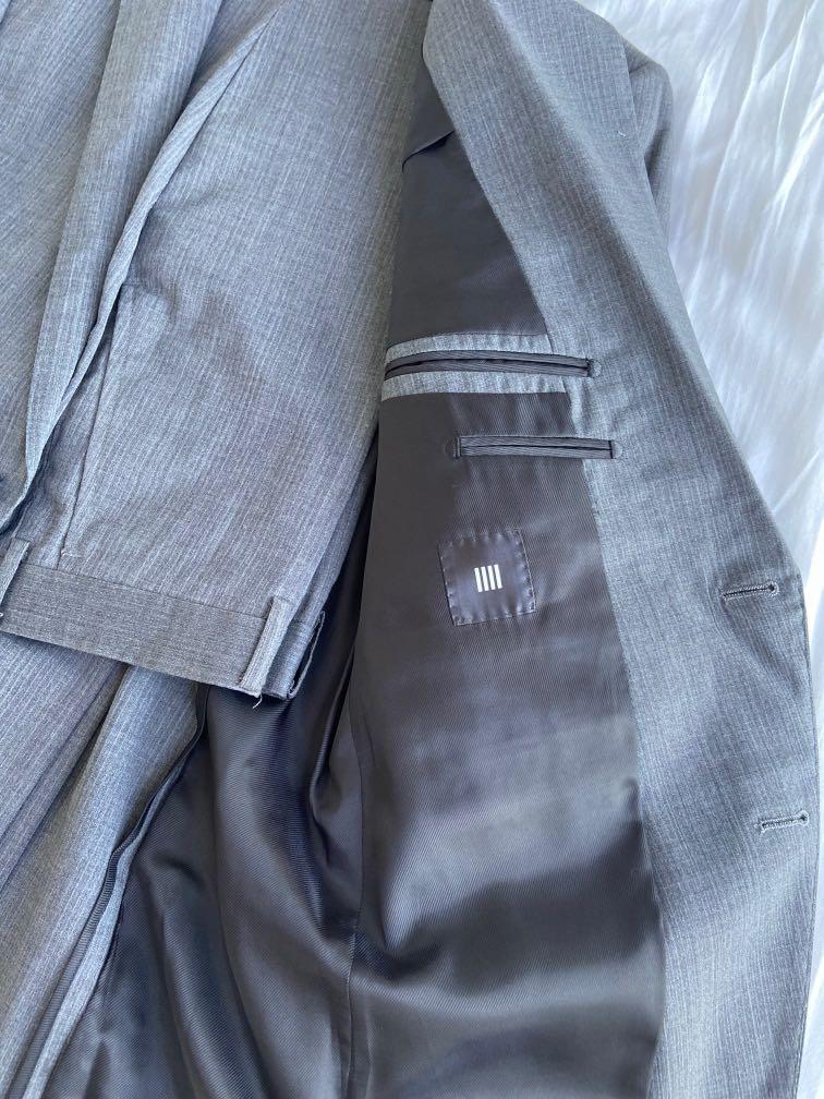 Grey mens Suit select full suit, Men's Fashion, Tops & Sets, Sets ...