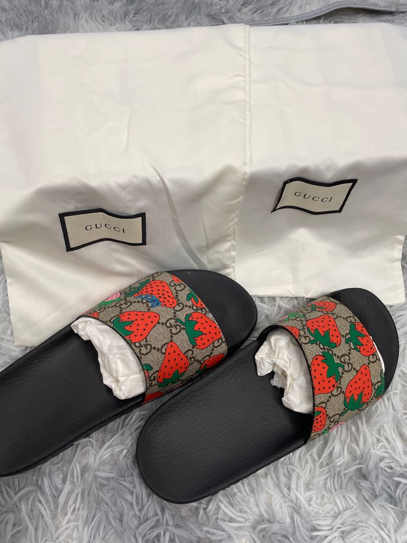 Gucci Slides, Luxury, Sneakers & Footwear on Carousell