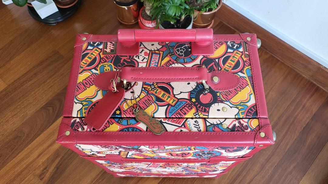 Hello Kitty limited ed trunk luggage, Hobbies & Toys, Travel, Luggage ...