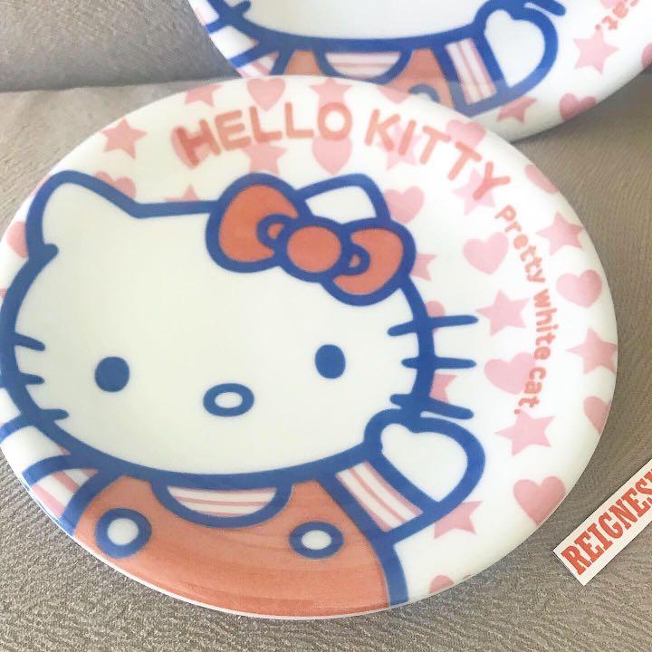 HELLO KITTY PLATE SET, Furniture & Home Living, Kitchenware & Tableware ...