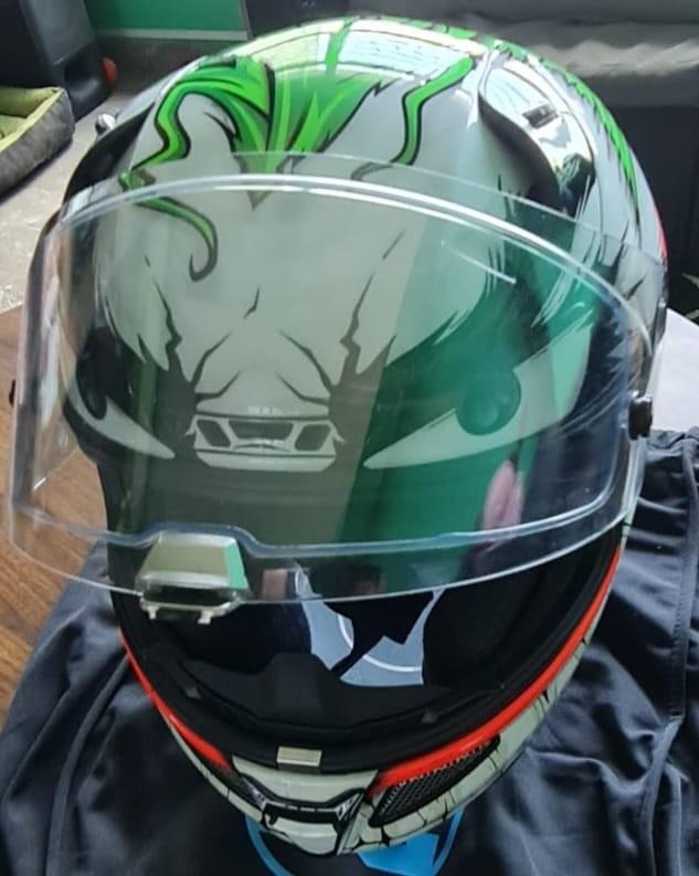 HJC RPHA 11 Joker Dc Comics Full Face Motorcycle Helmet - PSB Approved ...
