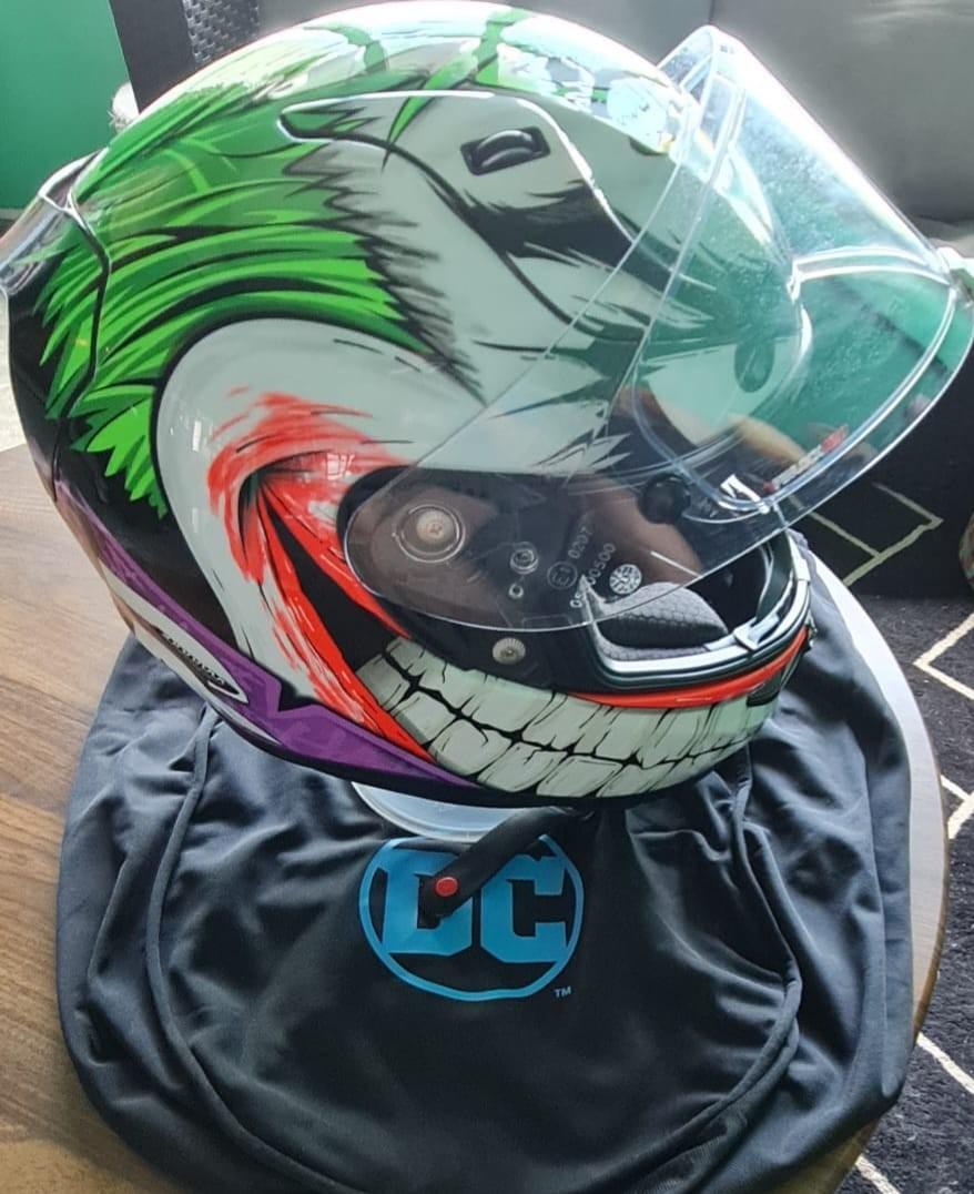HJC RPHA 11 Joker Dc Comics Full Face Motorcycle Helmet - PSB Approved ...