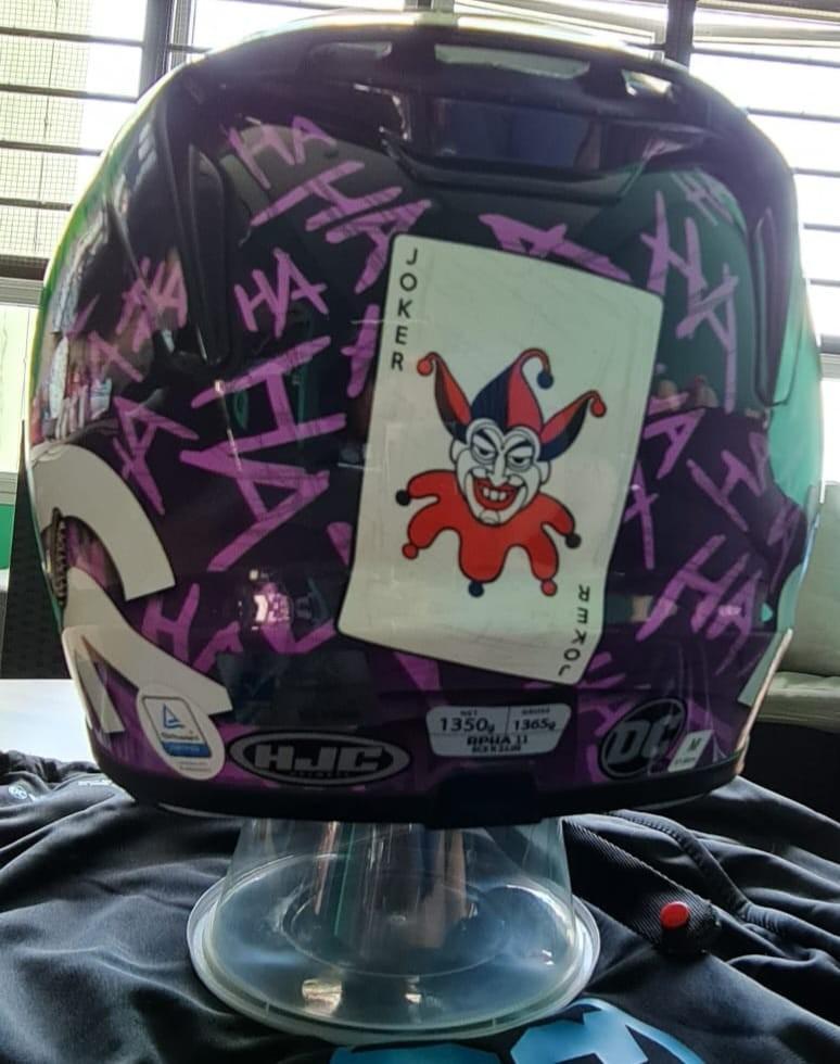 HJC RPHA 11 Joker Dc Comics Full Face Motorcycle Helmet - PSB Approved ...