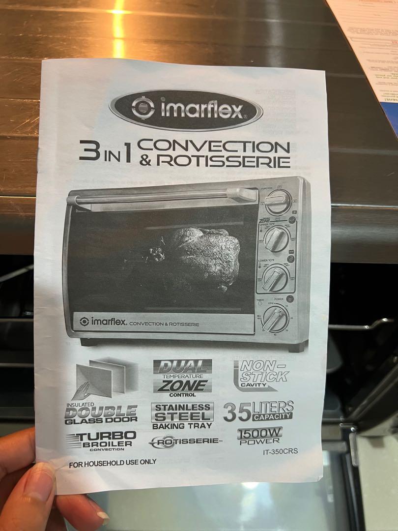 Imarflex 35L 3n1 Convection & Rotisserie Electric Oven, TV & Home ...