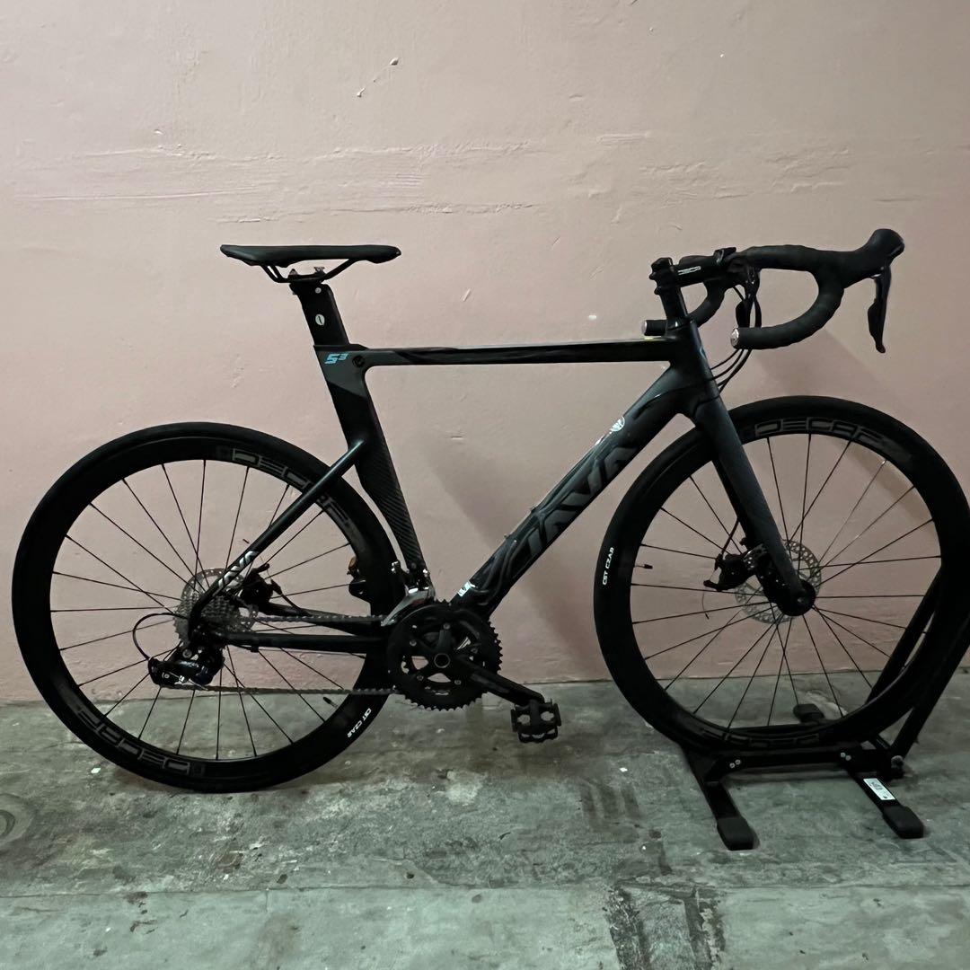 Java siluro 3 road bike shimano sora racing bicycle carbon fiber fork ...