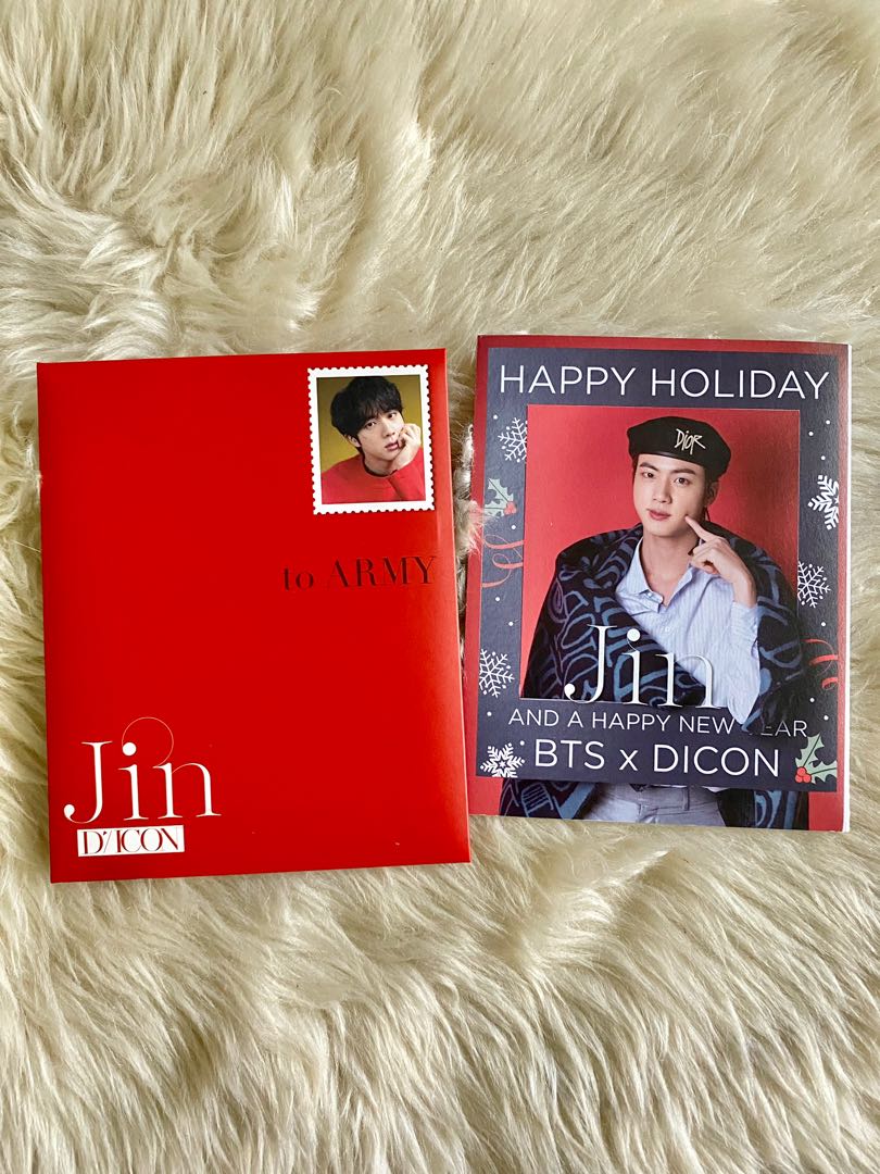 jin beret bts x dicon bts goes on postcard, Hobbies & Toys, Memorabilia & Collectibles, K-Wave ...