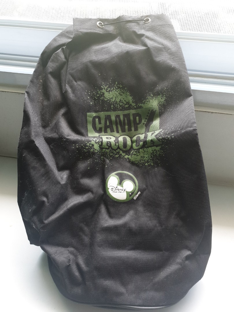 Camp Rock Drawstring Bag, Hobbies & Toys, Memorabilia & Collectibles ...