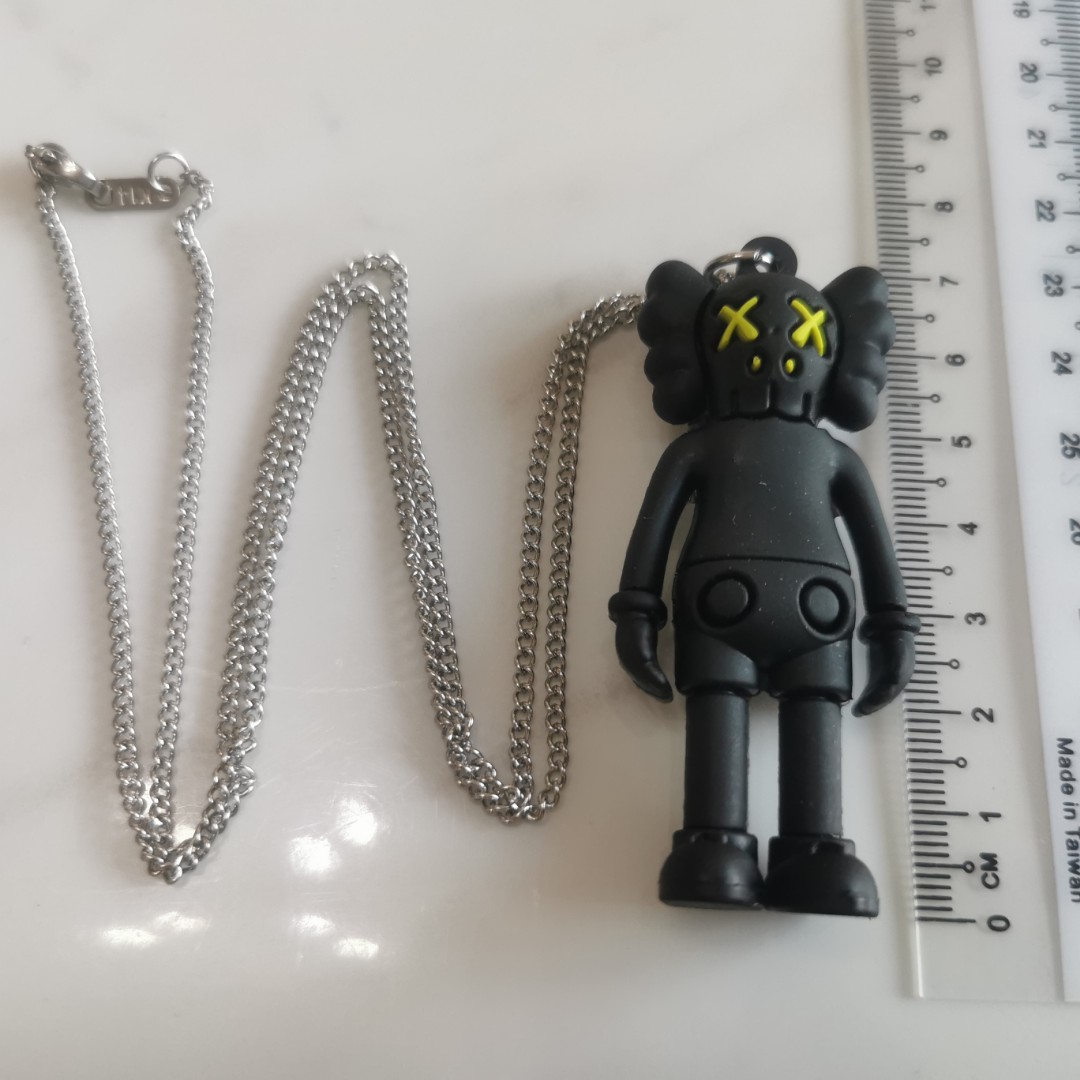 Kaws steel necklace, Men's Fashion, Watches & Accessories, Jewelry on ...