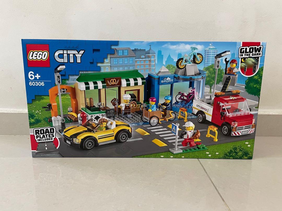 LEGO City Shopping Street 60306 Building Kit, Hobbies & Toys, Toys ...