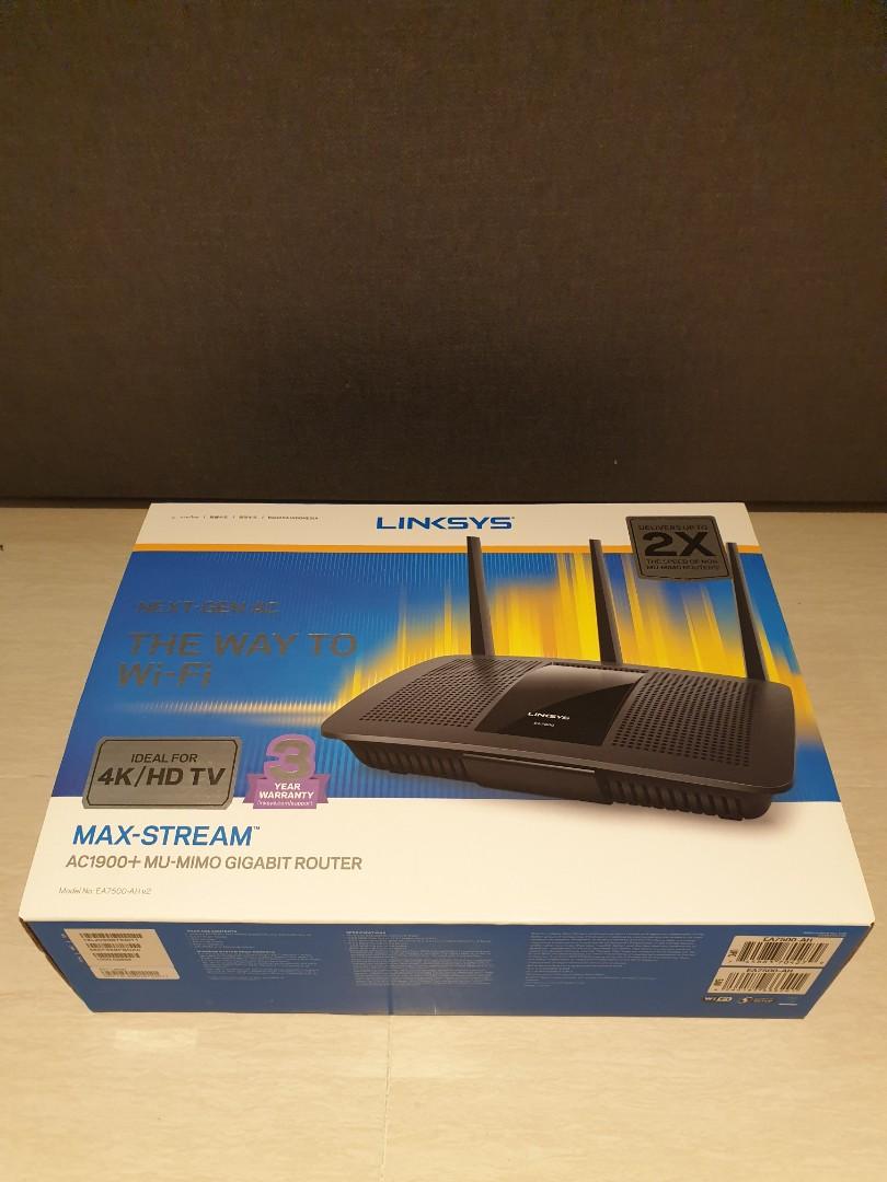 Link Sys EA7500 Router, Computers & Tech, Parts & Accessories, Other ...