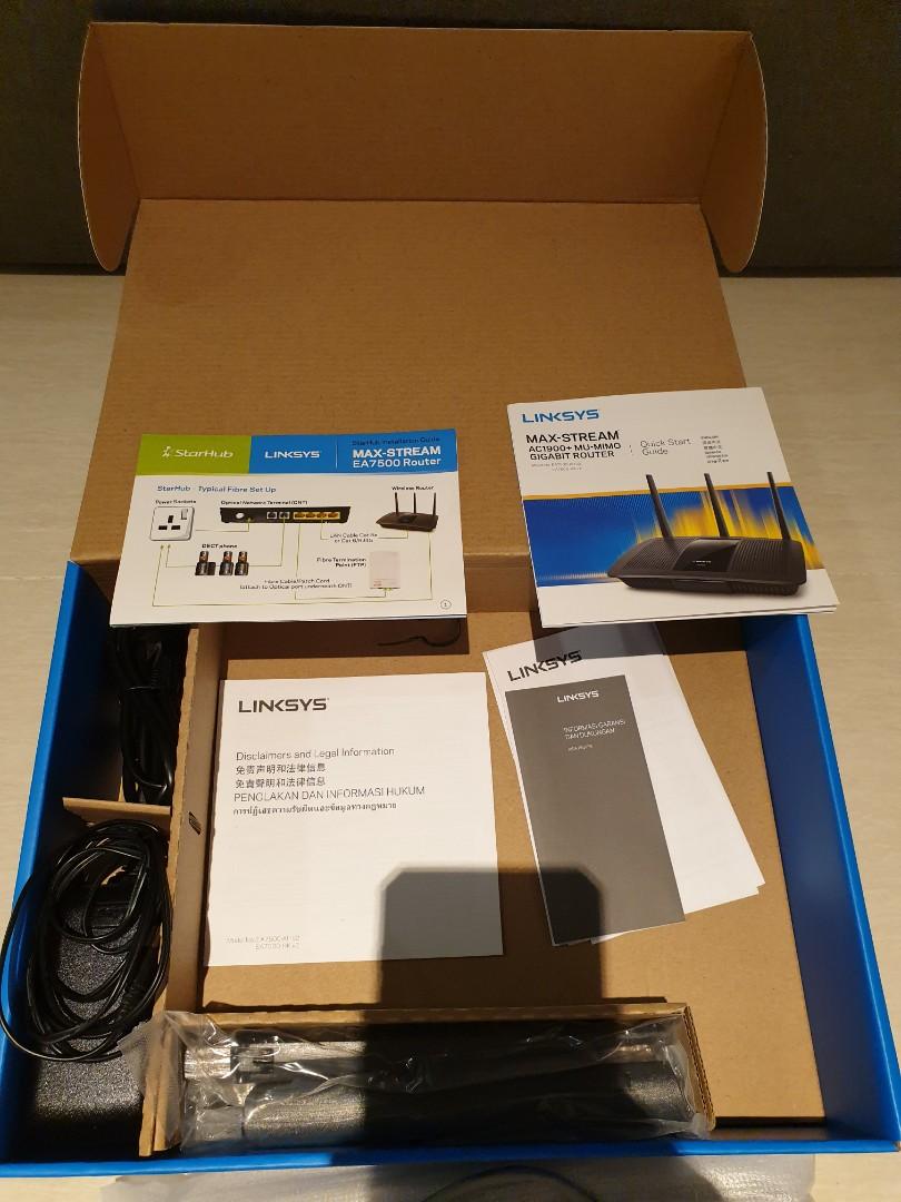 Link Sys EA7500 Router, Computers & Tech, Parts & Accessories, Other ...
