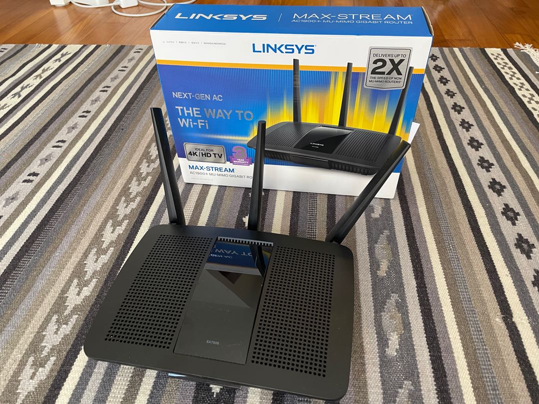 LINKSYS EA7500 Router, Computers & Tech, Parts & Accessories ...