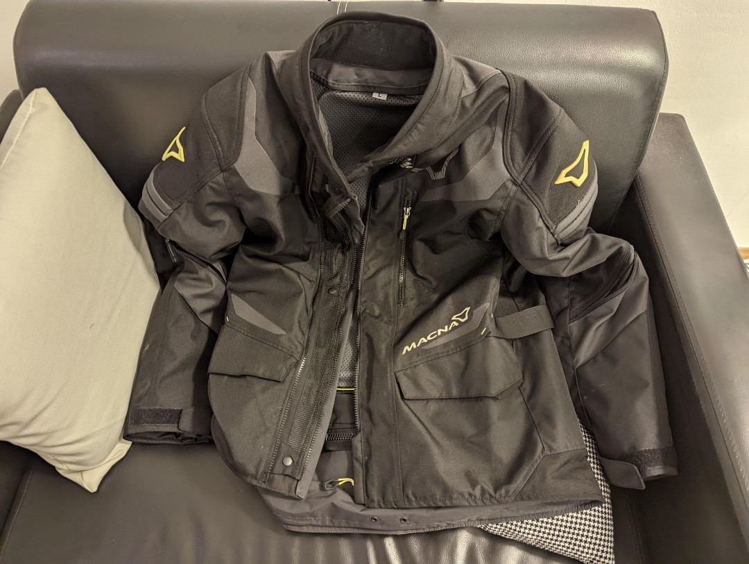 Macna Sektor Riding Jacket - Large, Motorcycles, Motorcycle Apparel on Carousell