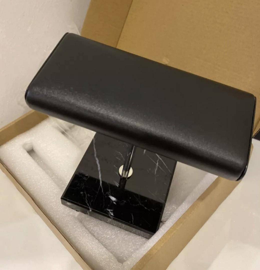 Marble Watch Stand Watch Case Watch Display Stand Black Leather ...