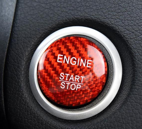 Mercedes Benz Carbon Fibre Start Stop Button for A-Class, B-Class, C ...