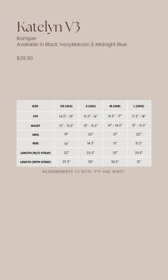 Mikayla Katelyn V3 Romper in black, Women's Fashion, Dresses & Sets ...