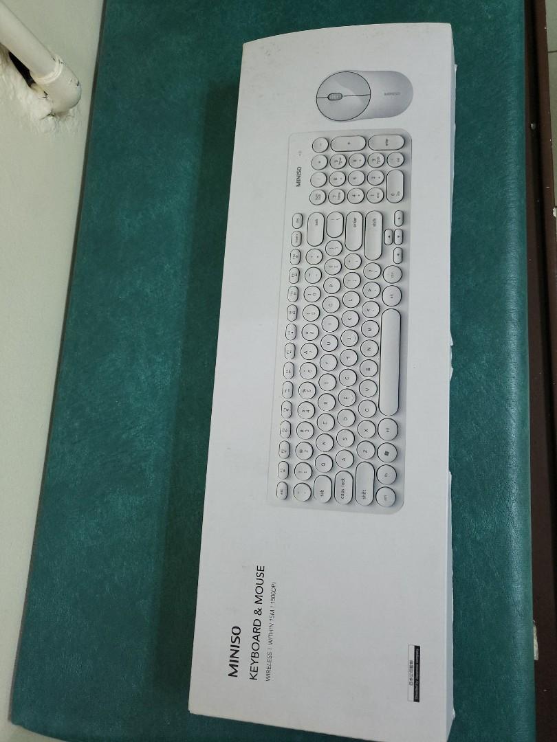 Miniso keyboard and mouse. Wireless, Computers & Tech, Office ...